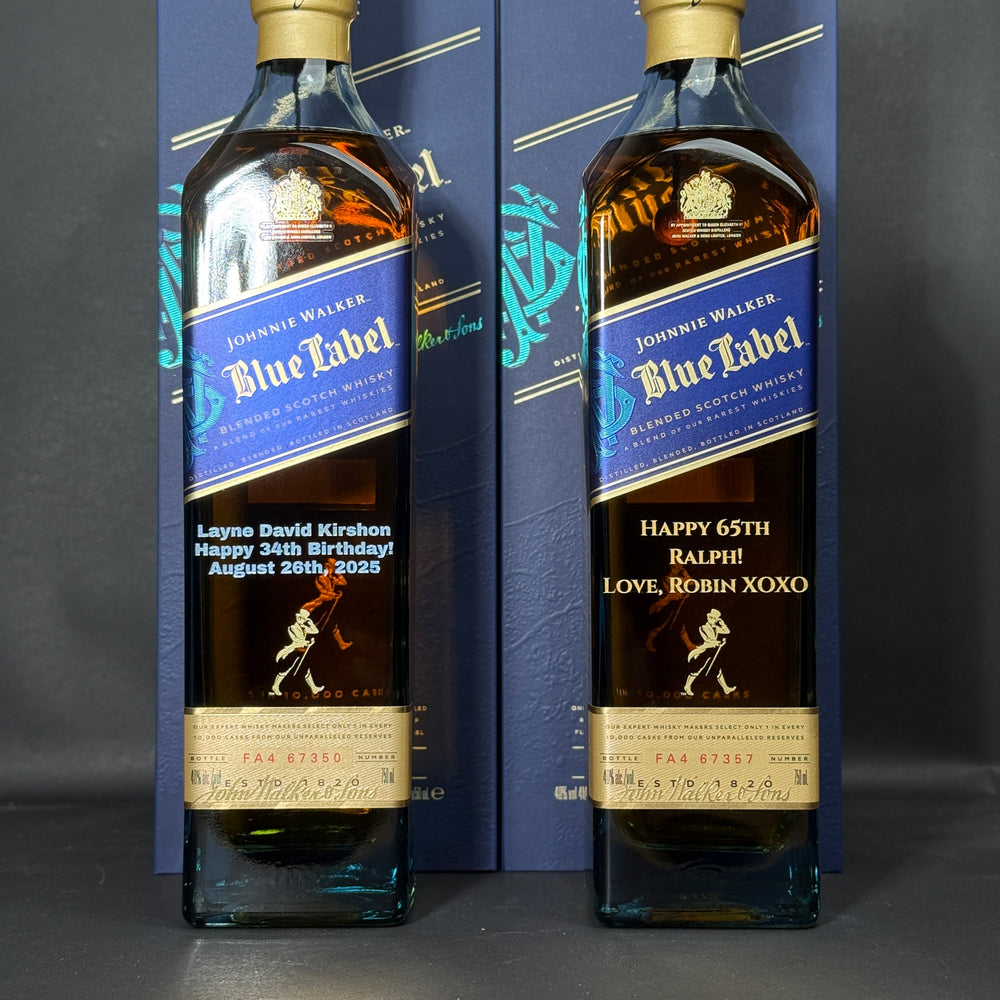 Engraved Johnnie Walker Blue Label – Personalized Whisky Gift | engraveVine