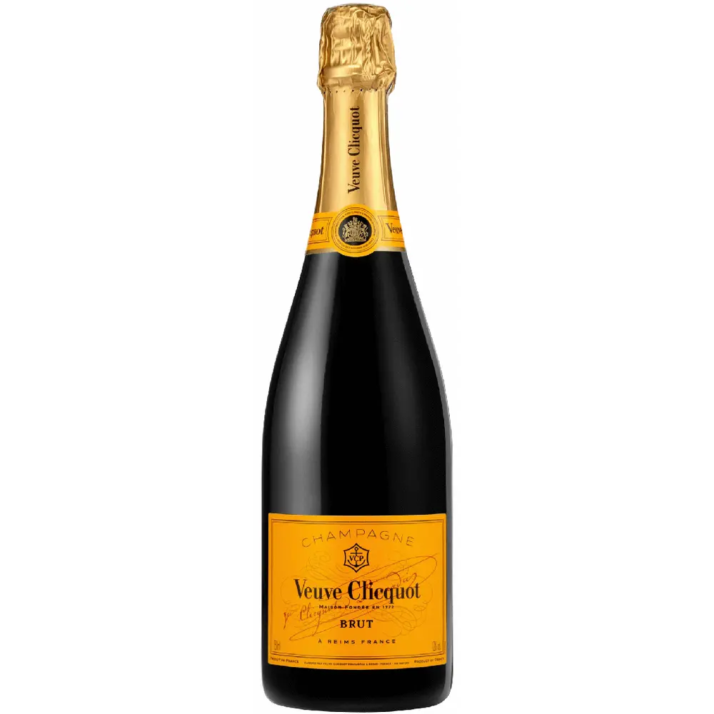 Engraved Veuve Clicquot Yellow Label Brut – Personalized Champagne Gift ...