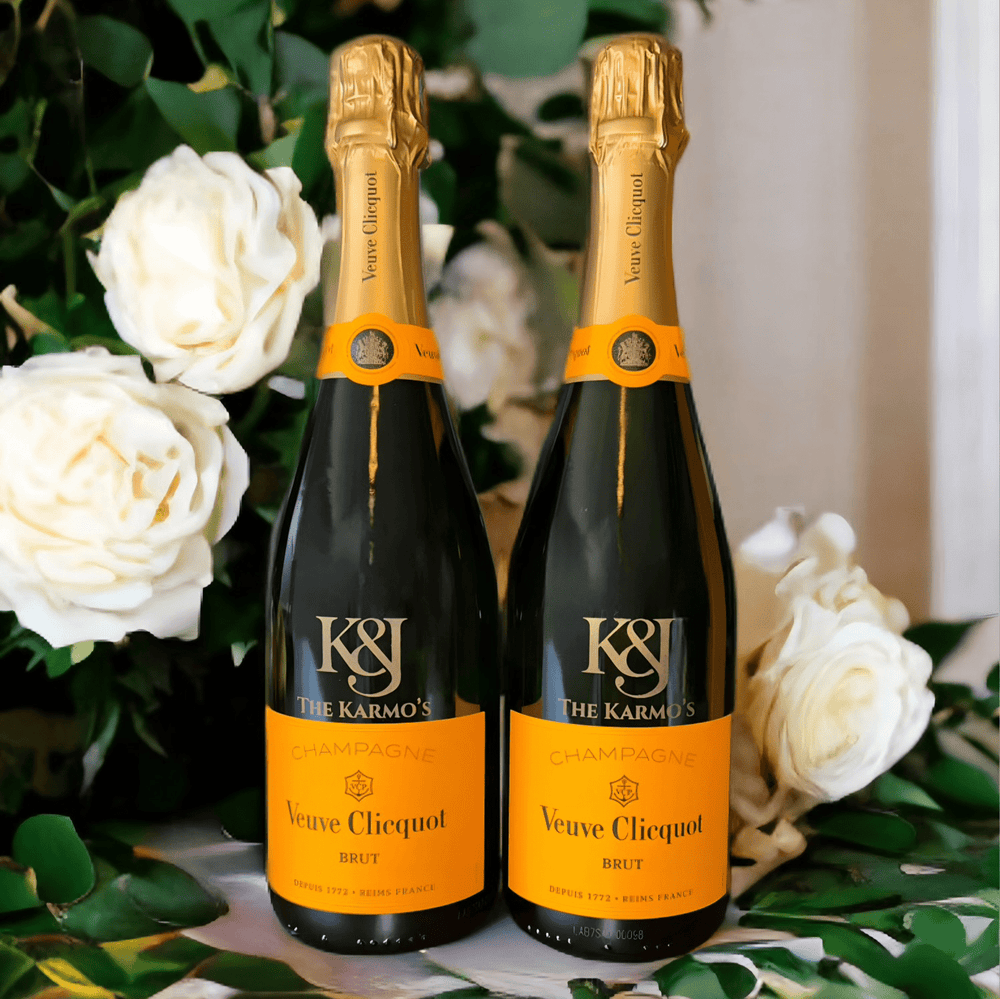 Engraved Veuve Clicquot Yellow Label Brut – Personalized Champagne Gift ...